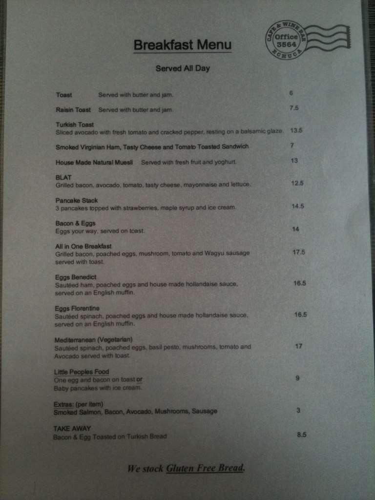 Office 3564 Cafe & Wine Bar, Echuca, Echuca - Urbanspoon/Zomato