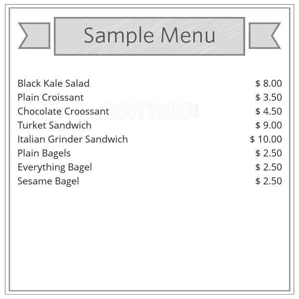 Menu at Starbucks Reserve Roastery cafe, Seattle, Pike St