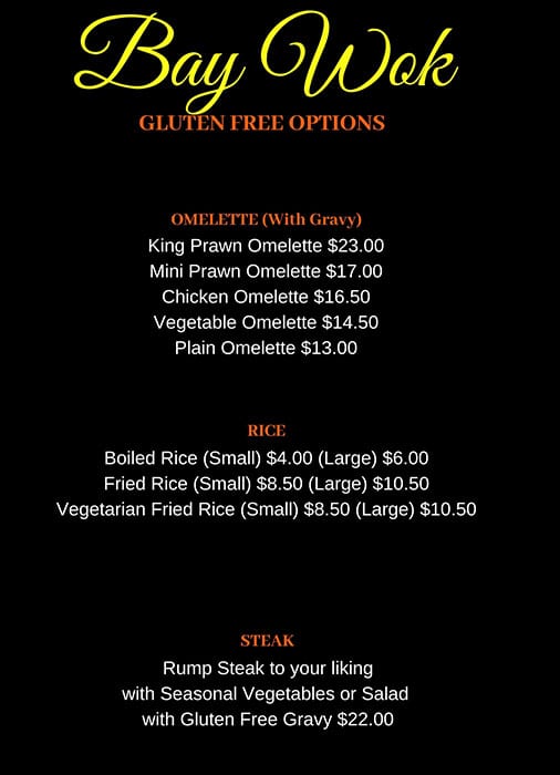 Menu at BayGrillz at Bramble Bay Bowls Club, Woody Point