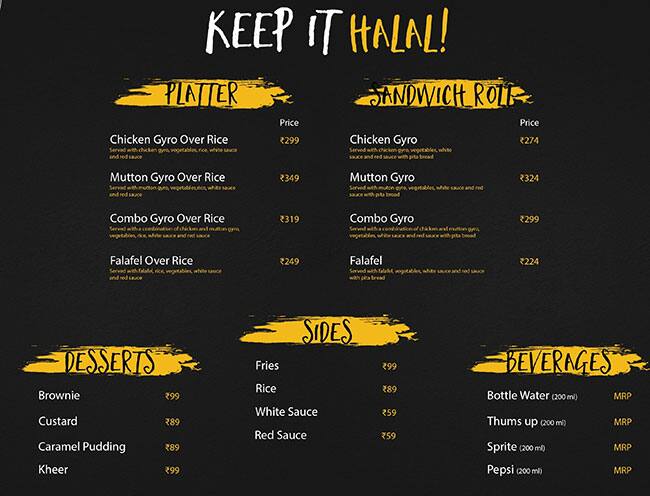Menu of Keep It Halal, Jogeshwari, Mumbai