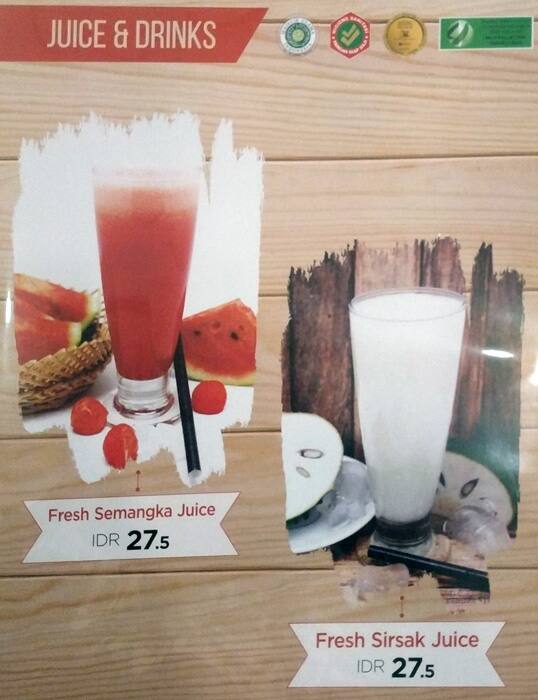 Menu at Dynamic cafe, Jakarta, Jl. Boulevard Raya