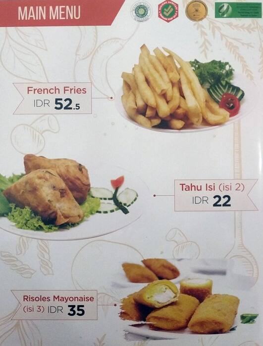 Menu at Dynamic cafe, Jakarta, Jl. Boulevard Raya