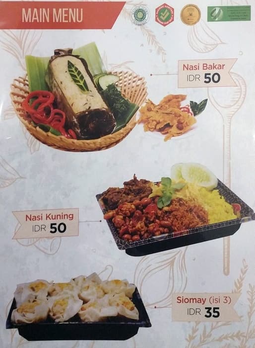 Menu at Dynamic cafe, Jakarta, Jl. Boulevard Raya