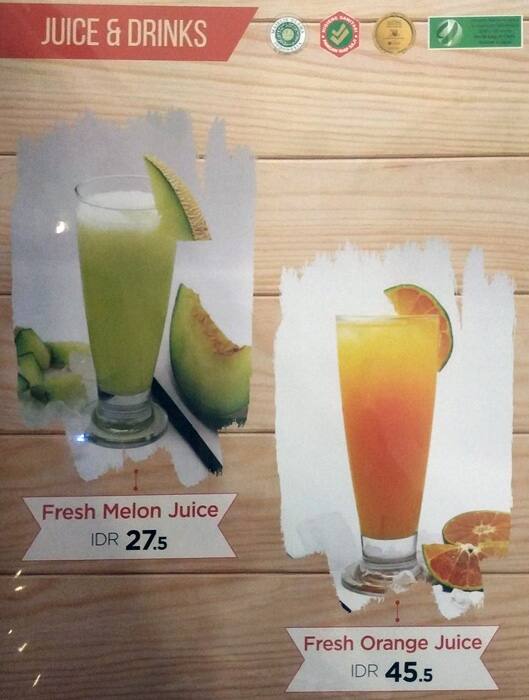 Menu at Dynamic cafe, Jakarta, Jl. Boulevard Raya