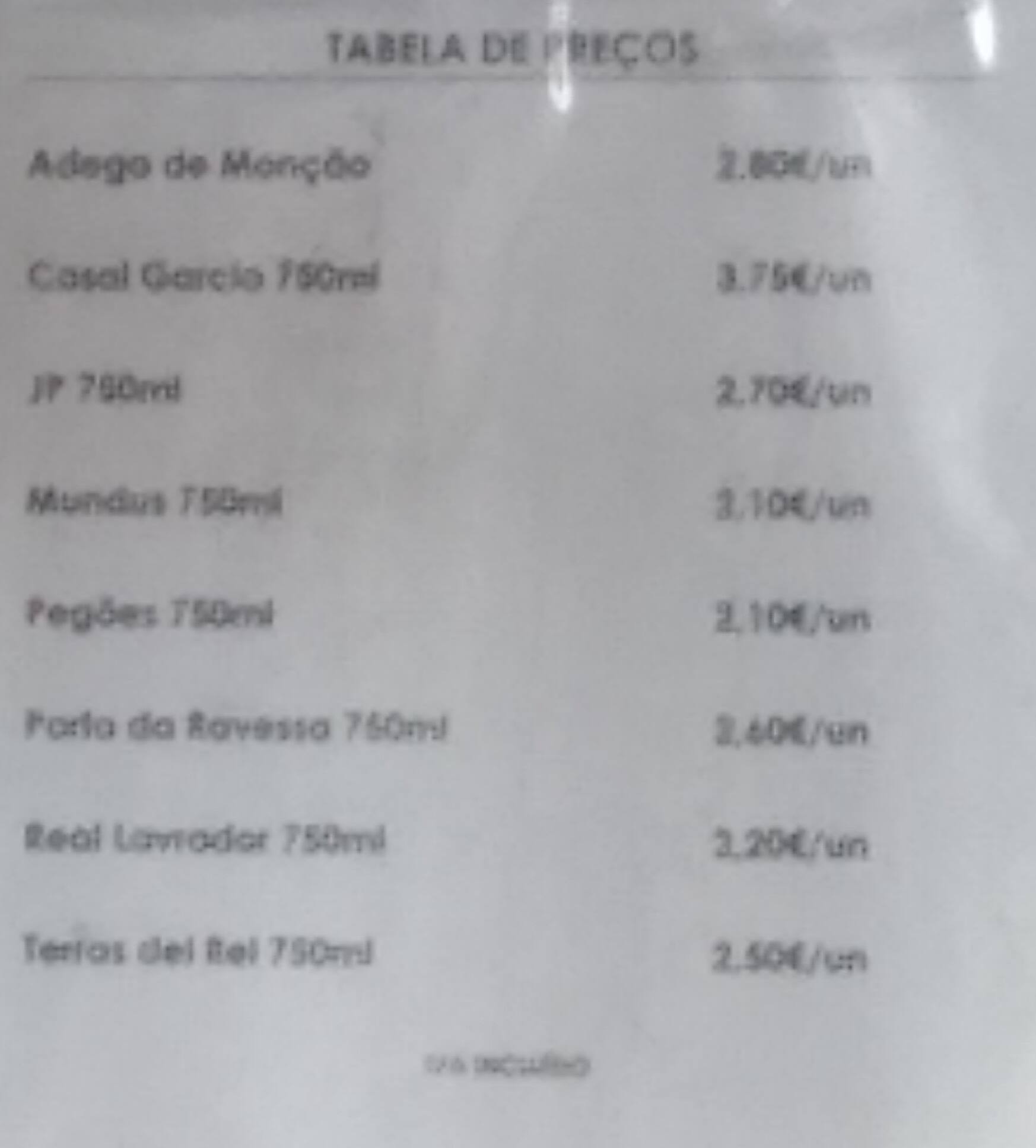 Menu at Casa Frangos de Sacavém restaurant, Sacavém