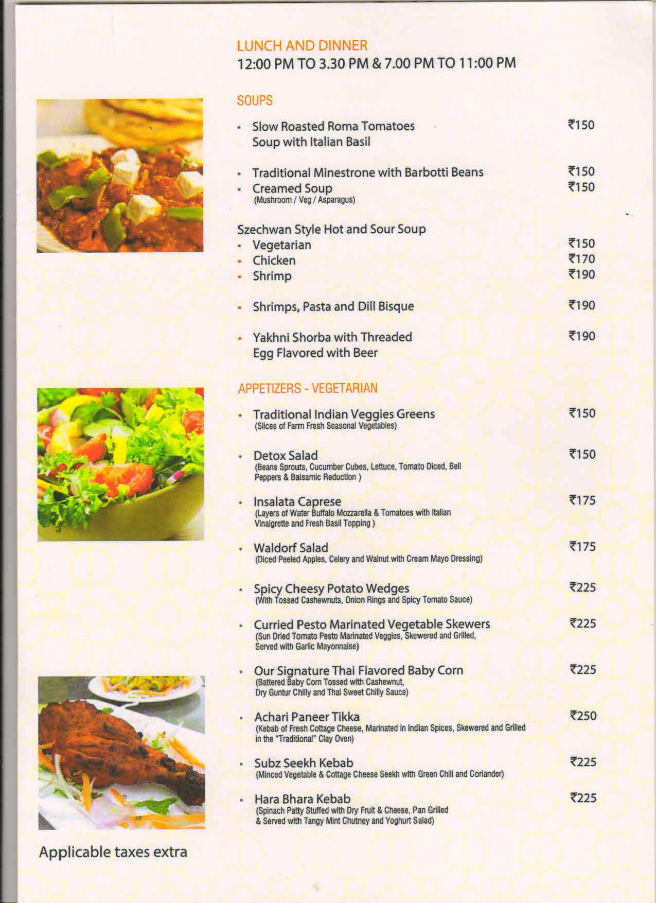 Menu at Qube Cafe, Hyderabad, 55