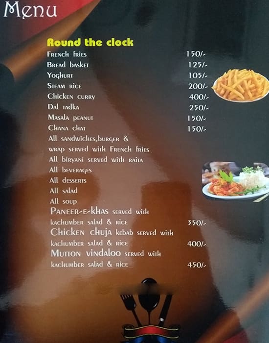 Menu at Saptagiri Restaurants Pvt.ltd., New Delhi