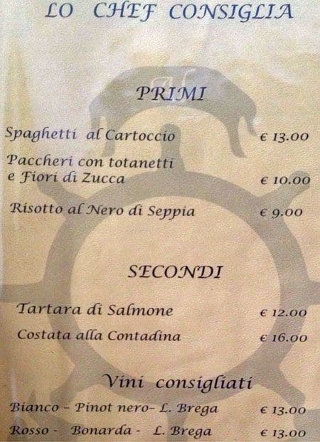 Al Gran Galeone a Milano: Foto del Menu con Prezzi - Zomato Italia