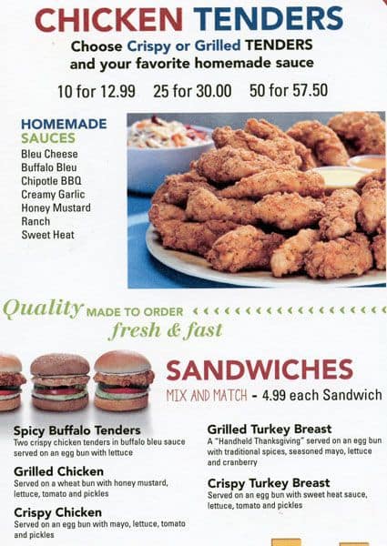 PDQ Menu, Menu for PDQ, Cedar Park, Cedar Park - Urbanspoon/Zomato