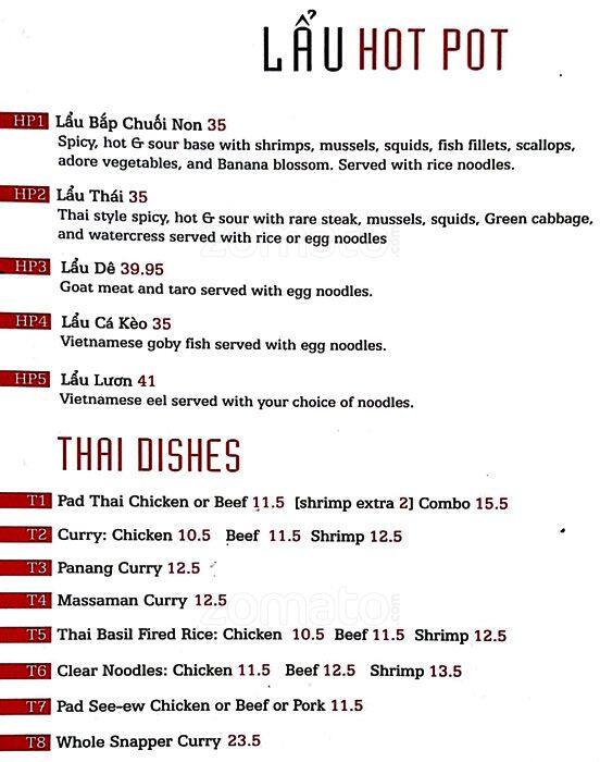 Menu at Viet Taste restaurant, Pembroke Pines