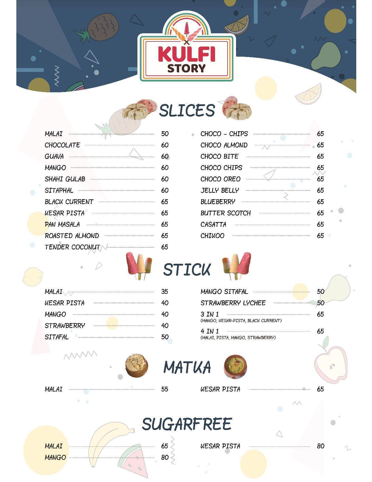 Kulfi Story Menu, Menu for Kulfi Story, Wakad, Pune - Zomato