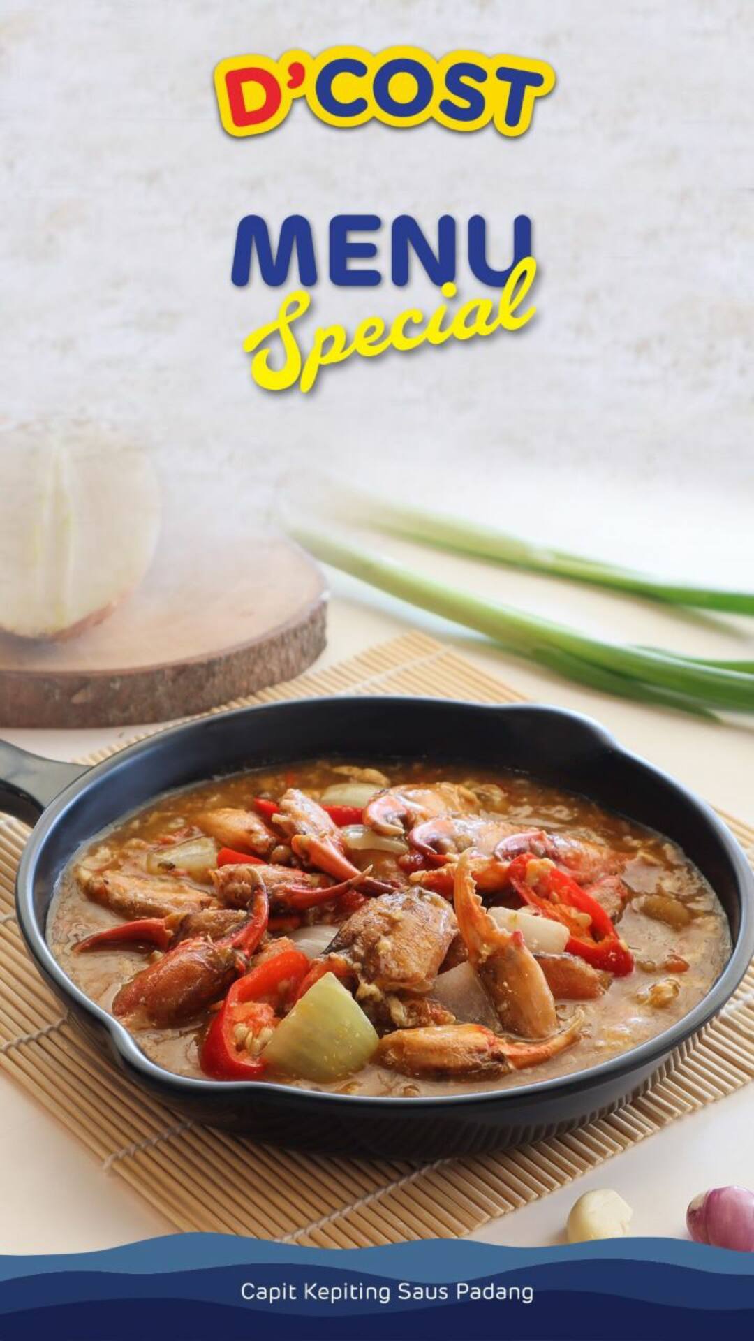 Menu at D'COST Mal Ambasador restaurant, South Jakarta