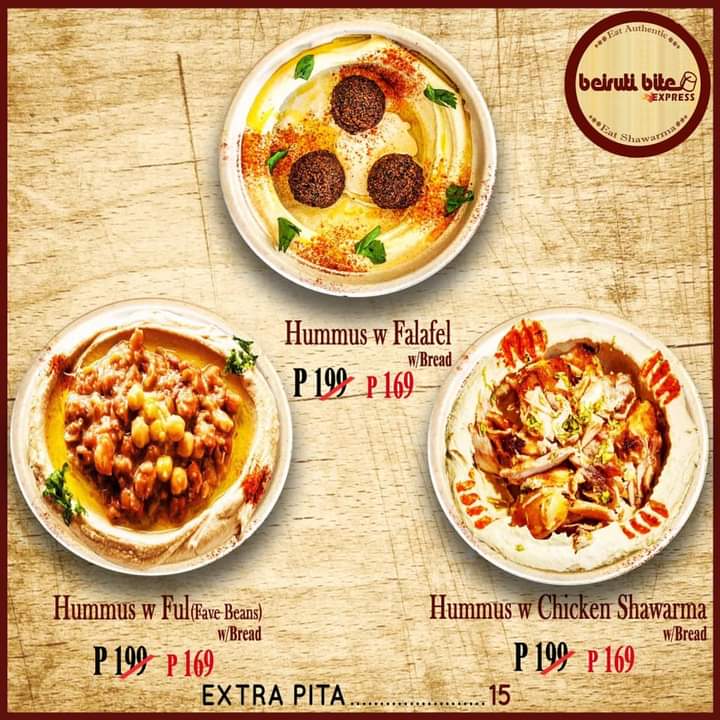 Menu at Beiruti Bite EXPRESS BGC Branch restaurant, Taguig, third floor ...