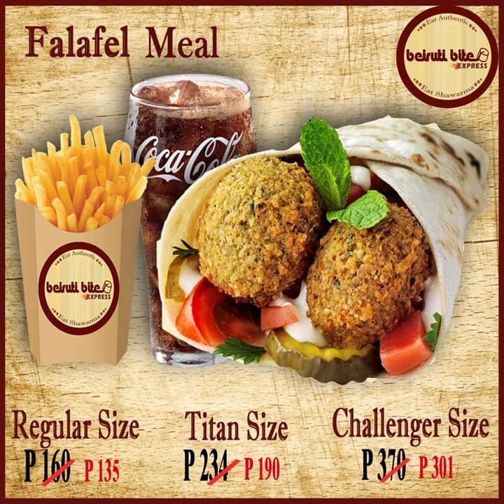 Menu at Beiruti Bite EXPRESS BGC Branch restaurant, Taguig, third floor ...