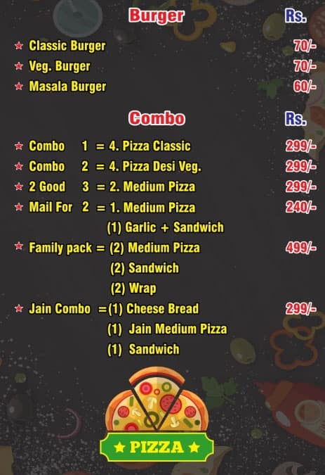 Menu at TOP 10 SNACKS, Gandhinagar