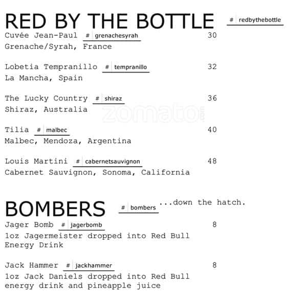 Menu at Local Leaside restaurant, Toronto, 180 Laird Dr