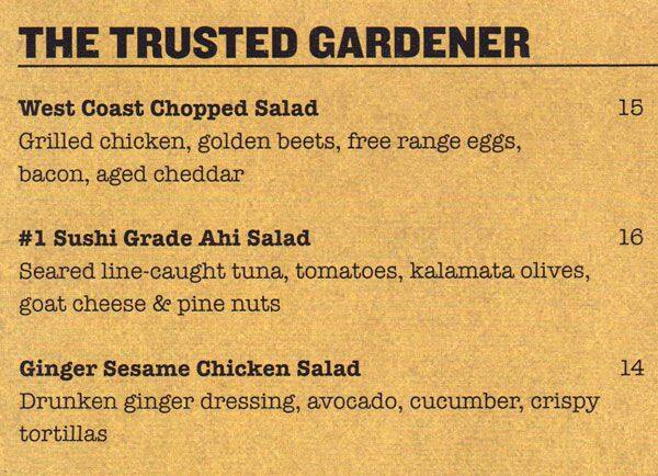 Menu at Local Leaside restaurant, Toronto, 180 Laird Dr