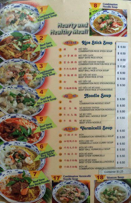 TK Noodle Menu, Menu for TK Noodle, South San Jose, San Jose ...
