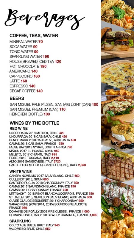 Menu at Apartment 1B restaurant, Pasay, F.B. Harrison St