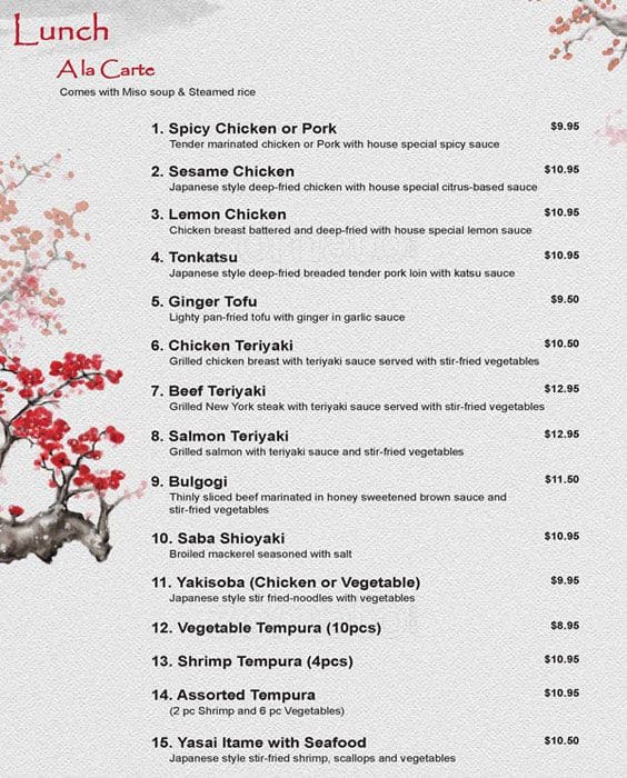 Menu at Sushi & Maki restaurant, Happy Valley