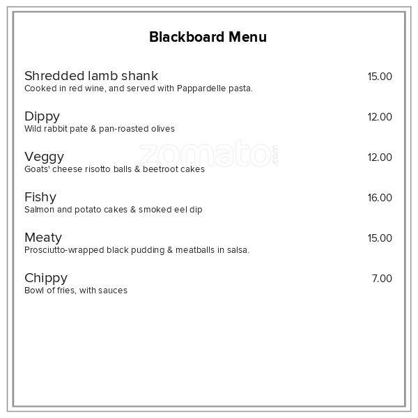 Menu at Raffles St Café cafe, Napier