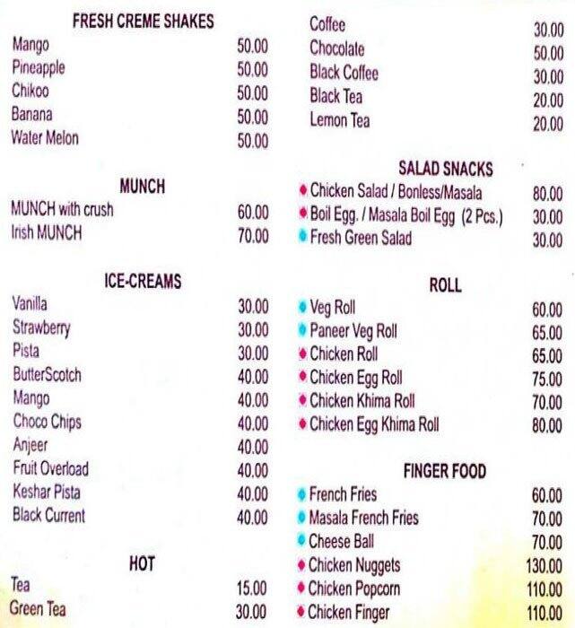Cafe Nice Menu, Menu for Cafe Nice, Wakad, Pune - Zomato