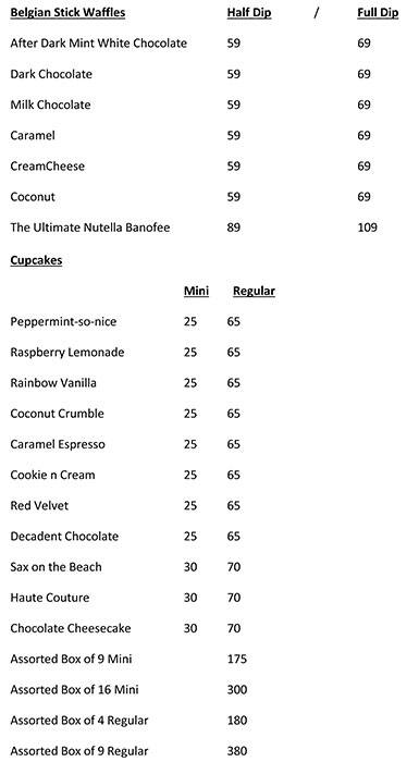 Menu of Crumbs Bakehouse, Bellandur, Bangalore