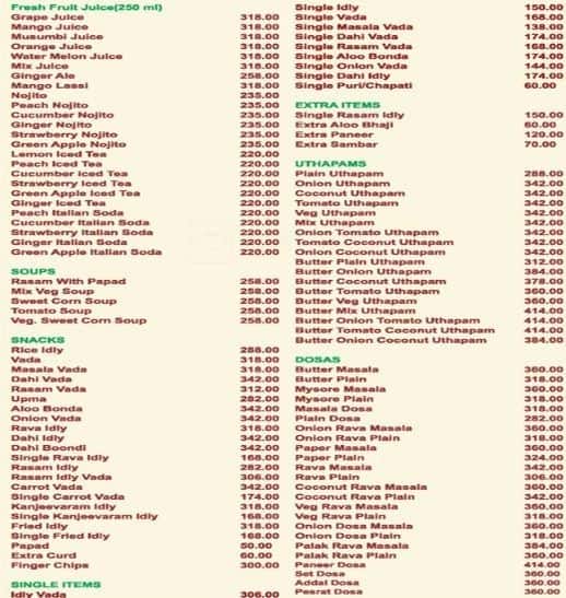 Sagar Ratna - The Ashok Menu, Menu for Sagar Ratna - The Ashok ...