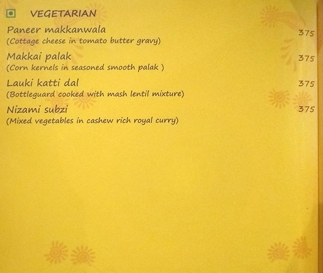 Menu at Malgudi - The Savera, Chennai, 146