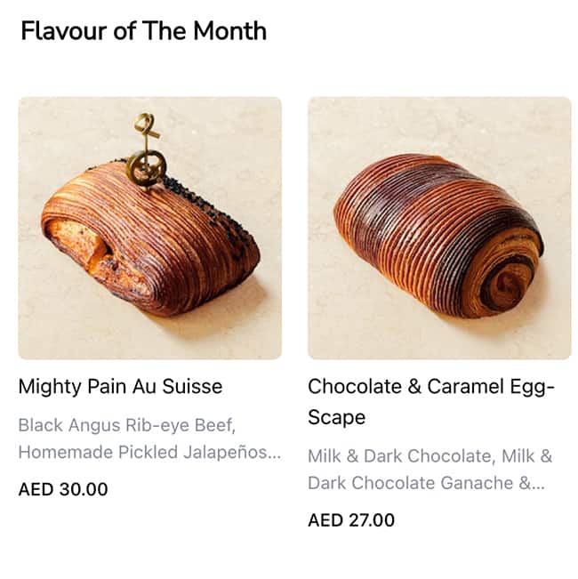 Menu of Flaky Pastry, Al Safa, Dubai