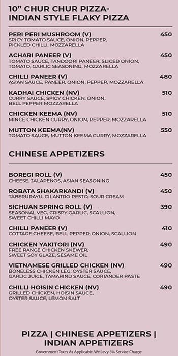 Menu at Pluk By Wok Singh, Ayali Kalan