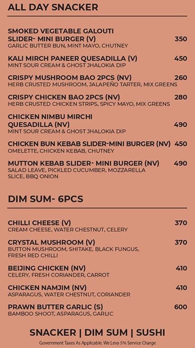 Menu at Pluk By Wok Singh, Ayali Kalan