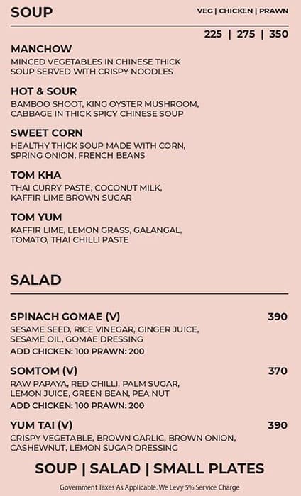 Menu of Pluk Wok Singh, Aggar Nagar, Ludhiana