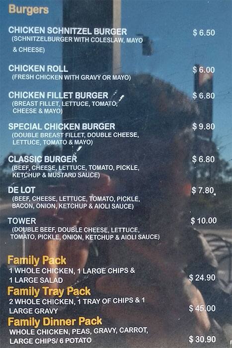 Menu at Charcoal Chicken restaurant, Endeavour Hills, shop 61/98 ...