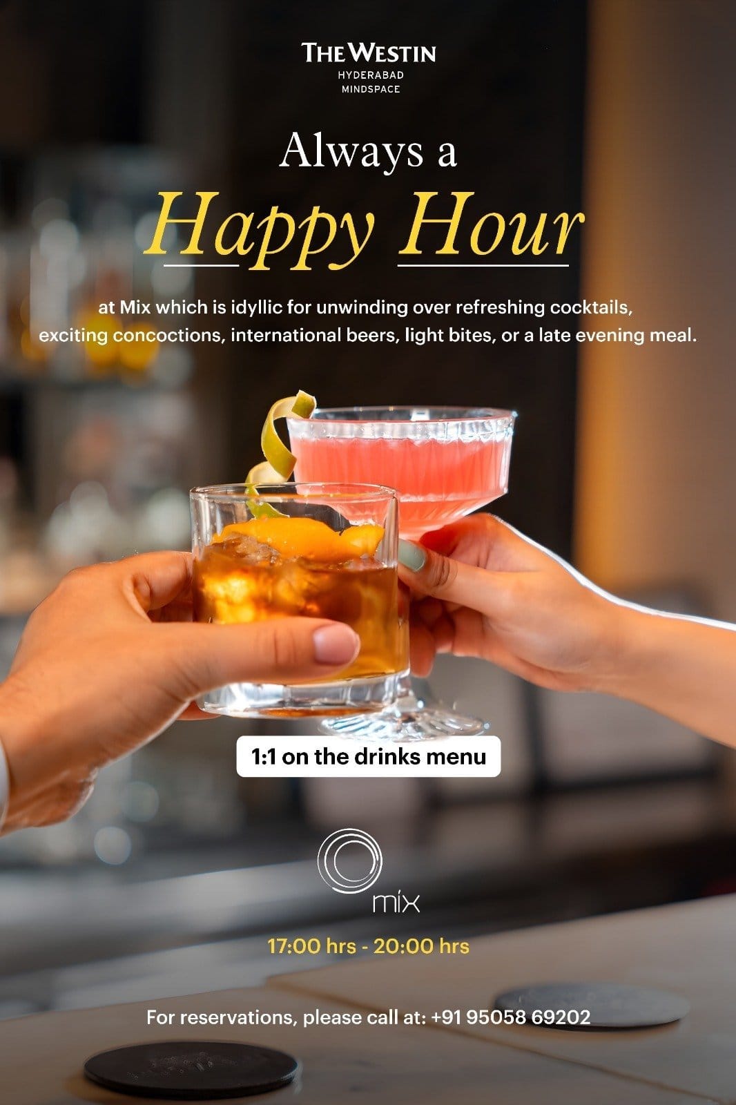 Menu of Mix Bar & Lounge, Hitech City, Hyderabad