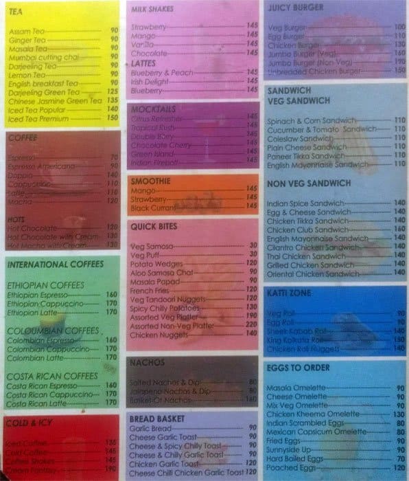 Cuppa Menu, Menu for Cuppa, Bellandur, Bangalore - Zomato