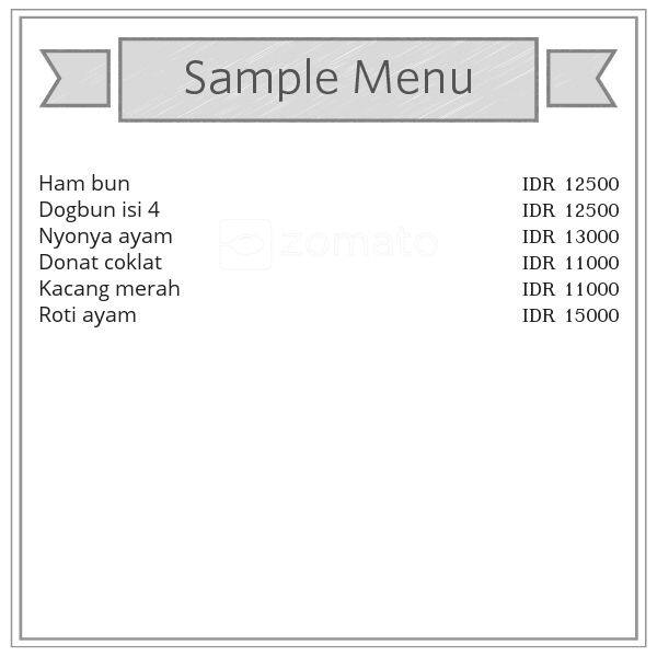 Menu at Eaton restaurant, Jakarta, One Belpark Mall