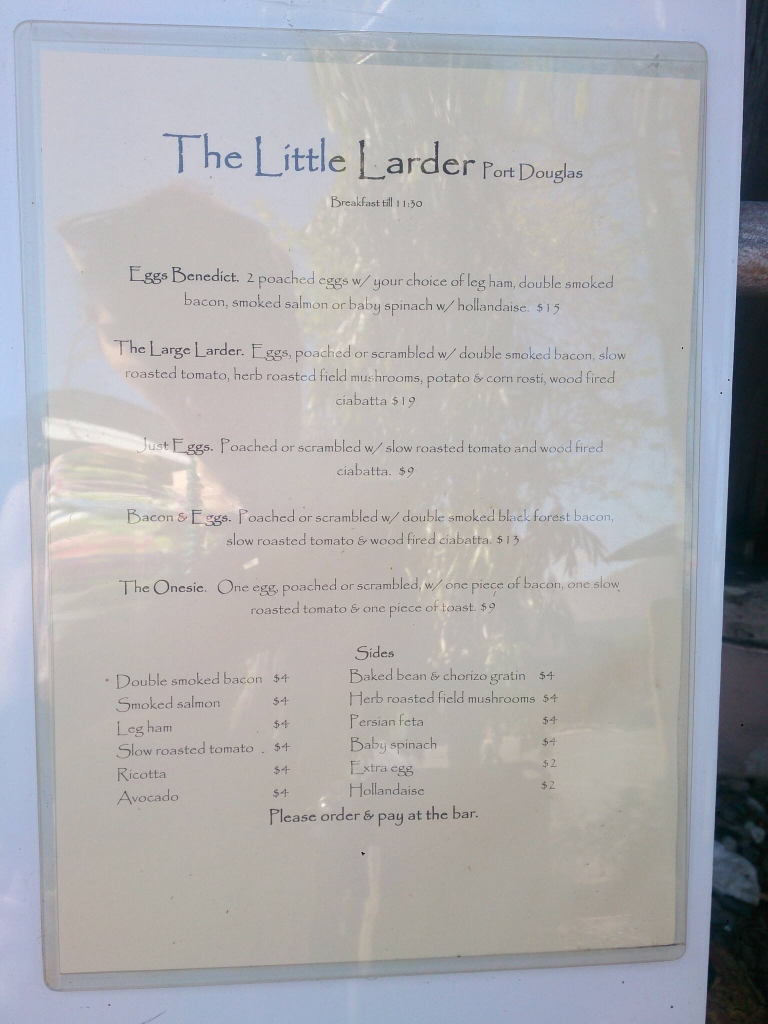 Little Larder, Port Douglas, Port Douglas - Urbanspoon/Zomato