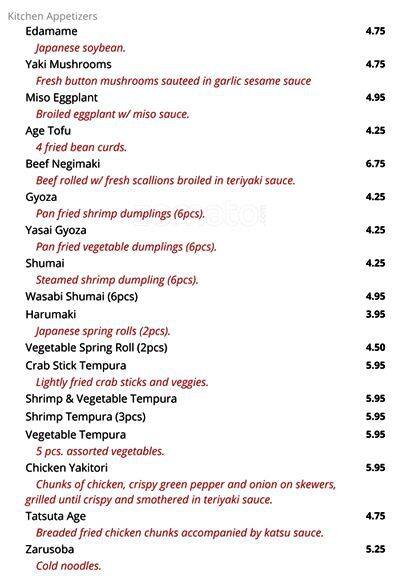 Taste of Tokyo Menu, Menu for Taste of Tokyo, Lower Manhattan, New York ...