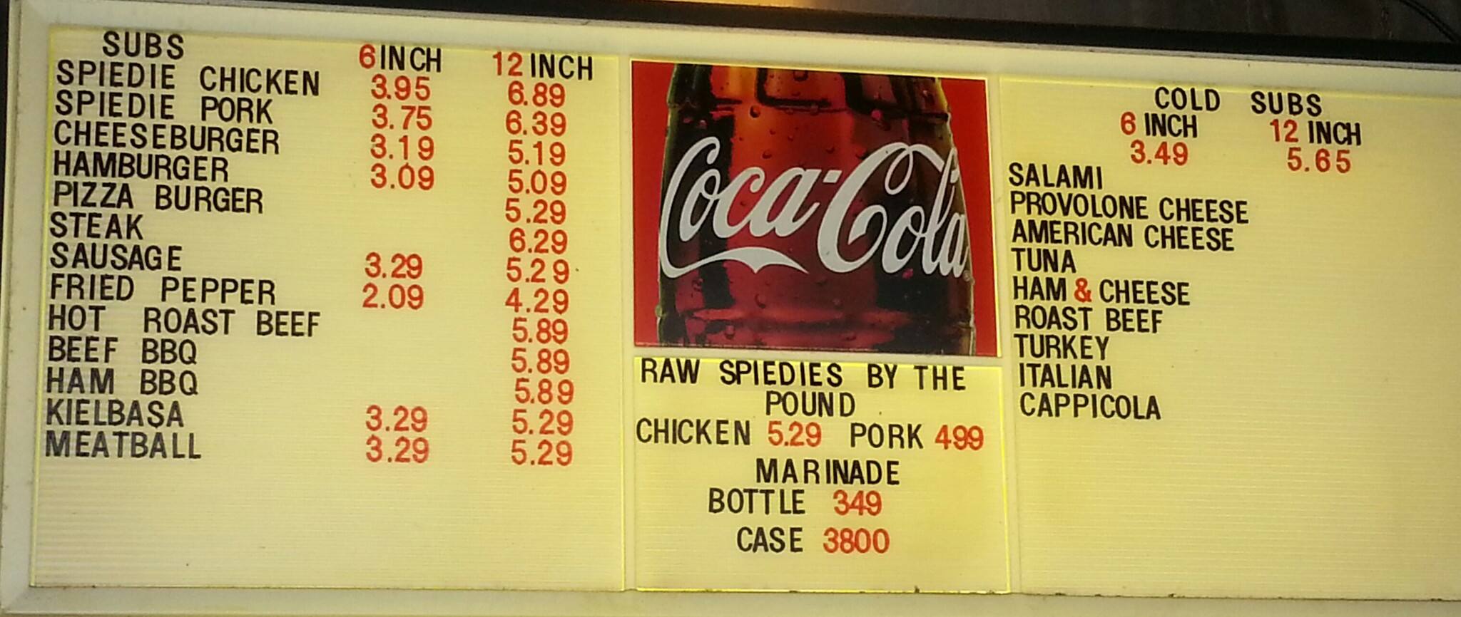 Menu at Lupo's Char-Pit BBQ, Endwell