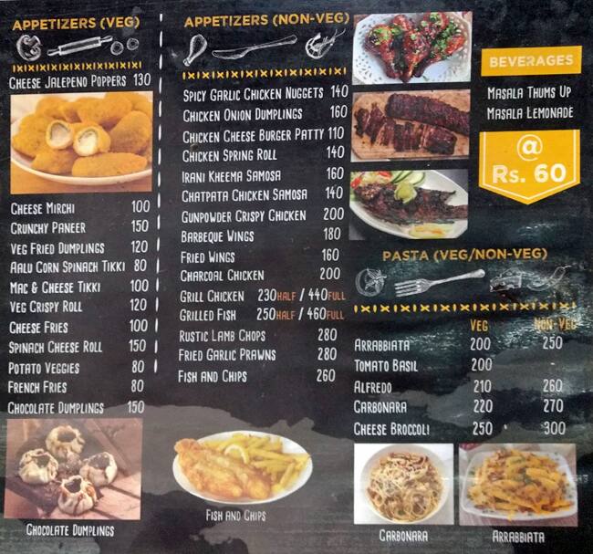 Menu at The Grill Box, Hyderabad, 20
