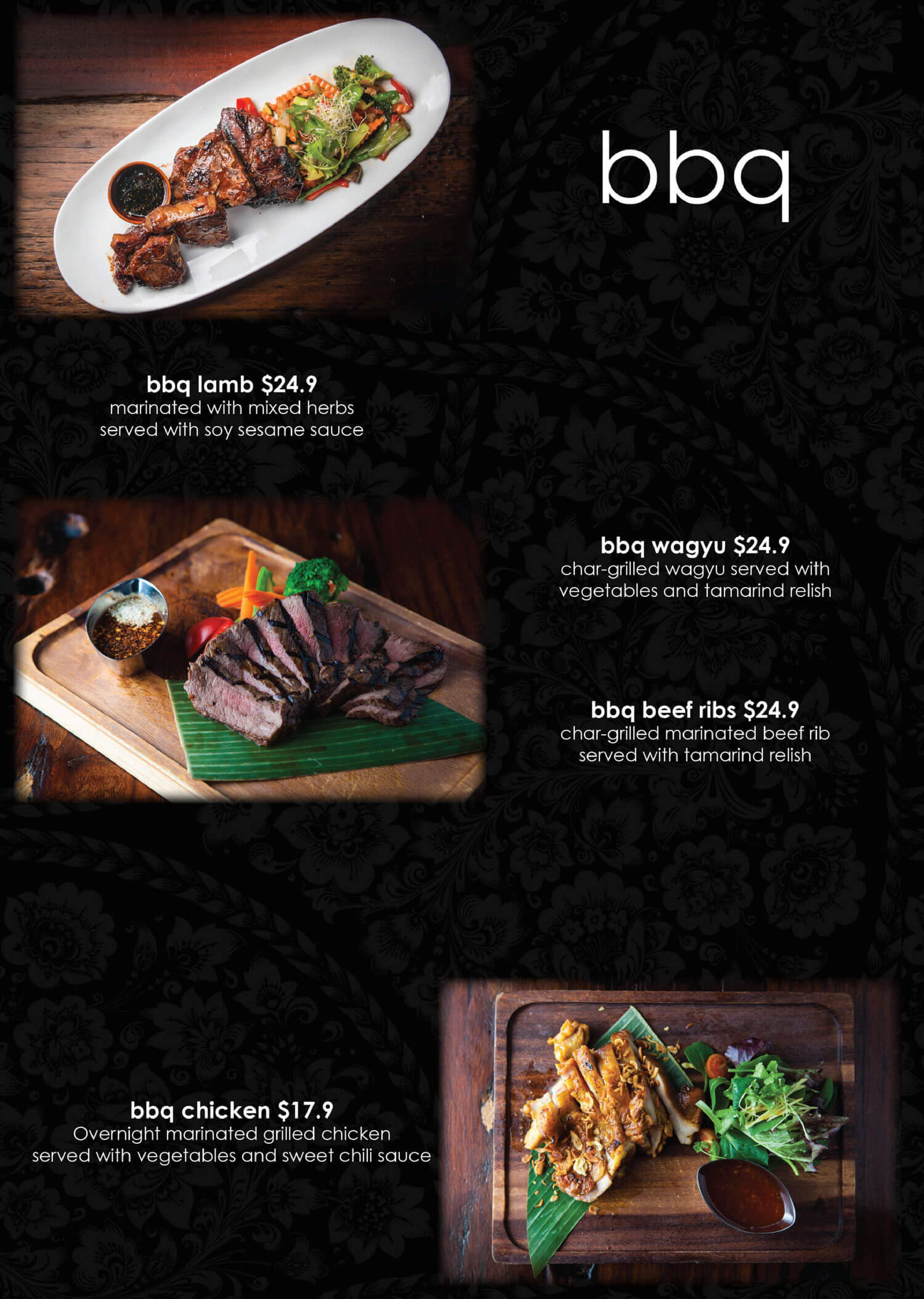 Carta del restaurante Chong Co Thai Stanhope, Stanhope Gardens, 2 Sentry Dr