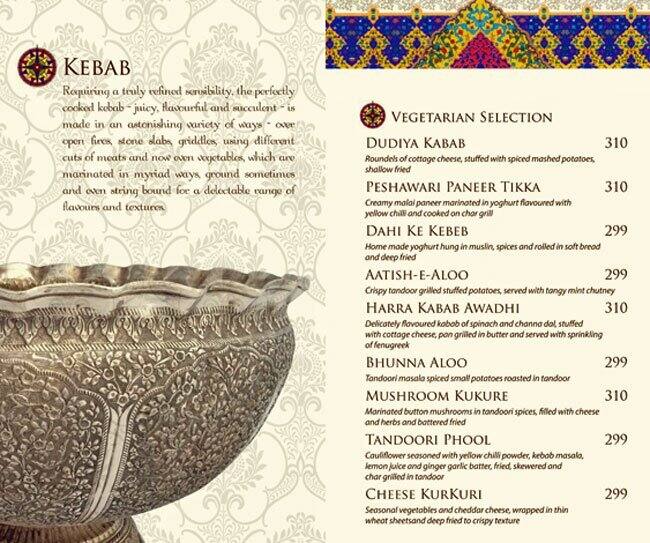Menu at Pukhtaan - The Royal Taste of India, Patna