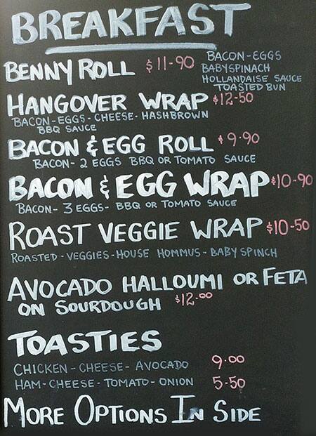 Menu at Little Gossip Cafe, Everton Hills, 103 Camelia Ave