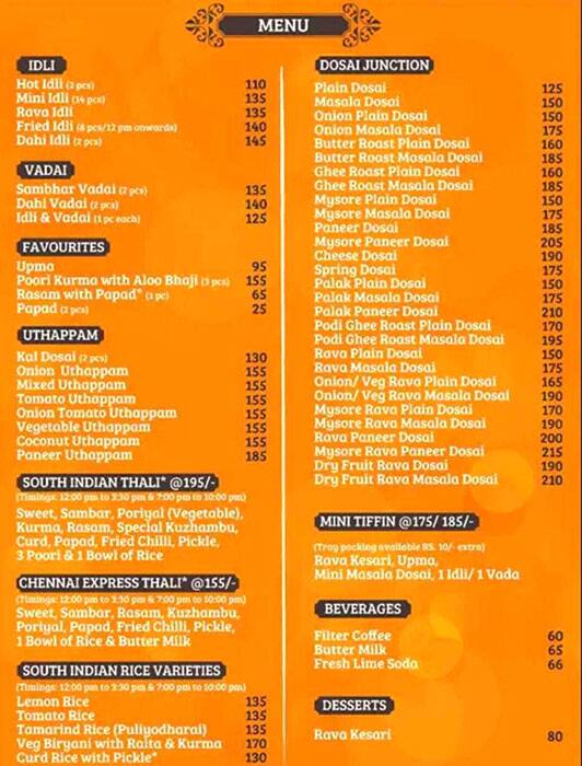 Menu of Chawla Chicken Social, Alpha 2, Greater Noida