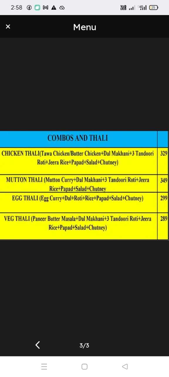 Menu of Hello Chicken Shop, Burari, New Delhi