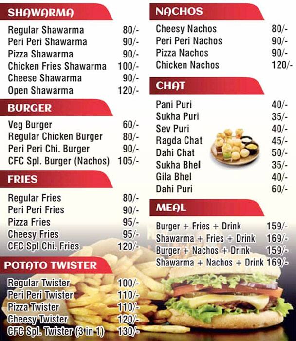 Menu of Crave Fusion Corner, Jogeshwari, Mumbai
