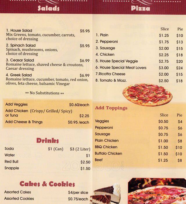 Munchies Menu, Menu for Munchies, Richmond Hill, New York City ...
