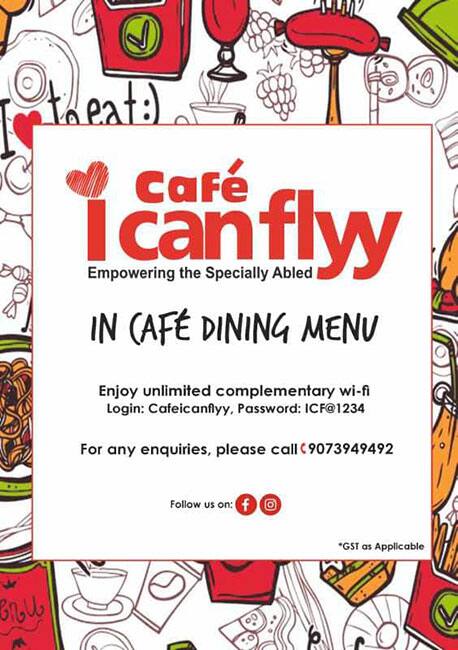 Menu of Cafe I Can Flyy- Tea Kafi, Hazra, Kolkata