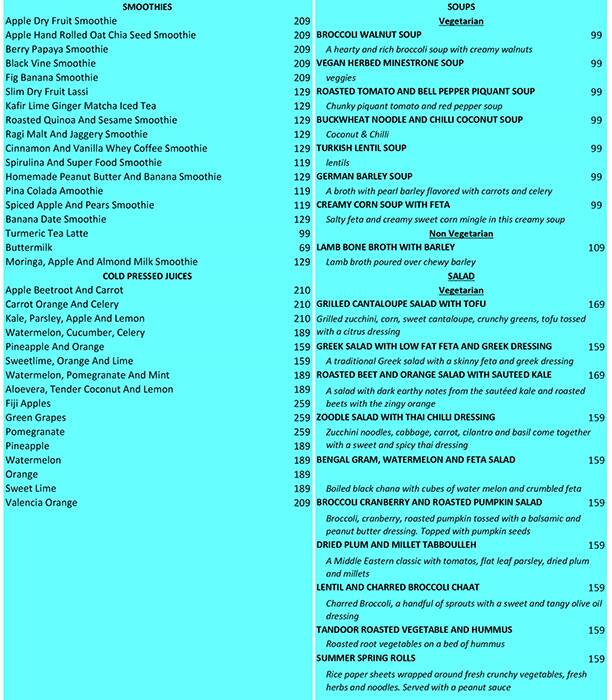 Menu at Happy Melty Healthy, Bengaluru